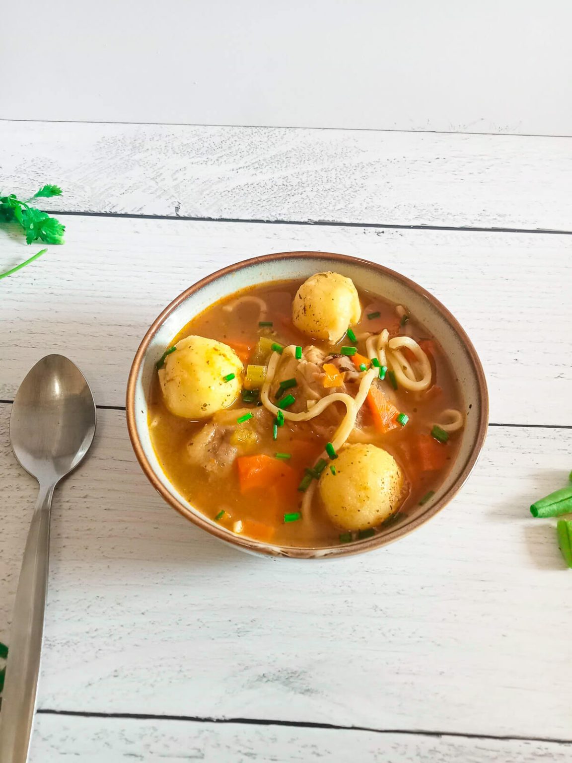 Mish Mash Soup - Matzo ball soup